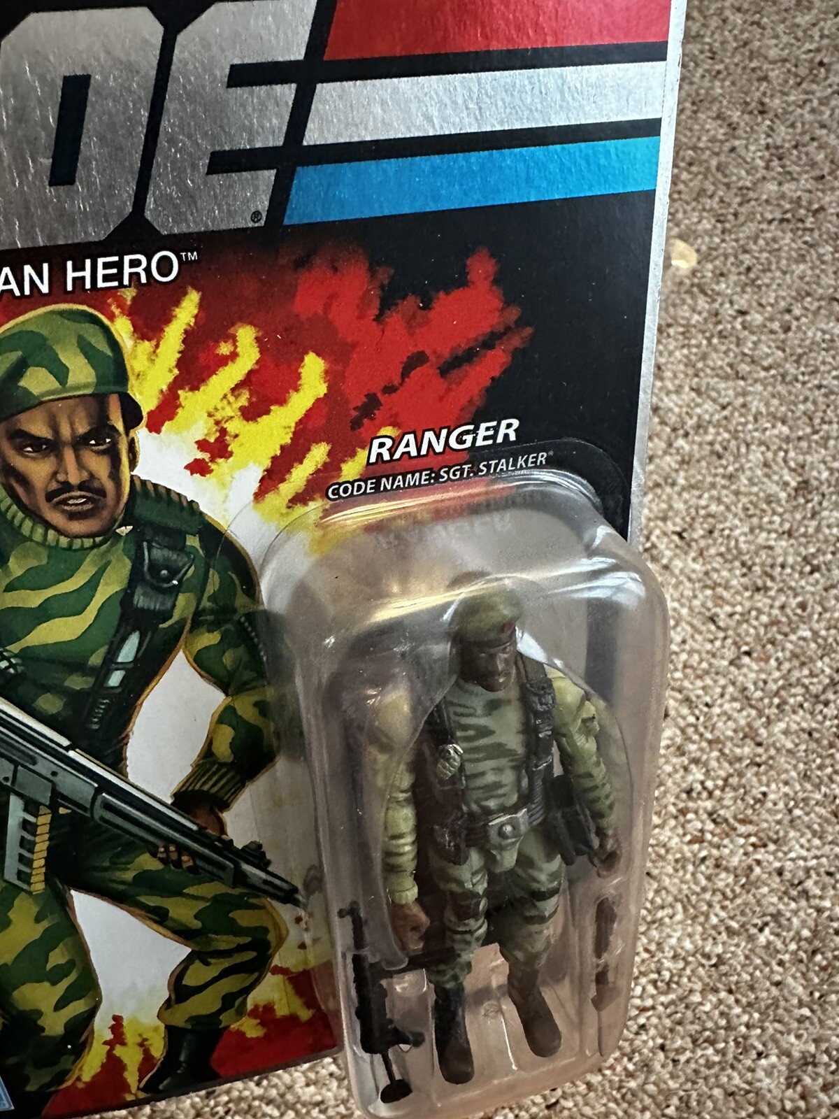 G.I. Joe, Ranger Sgt. Stalker, 25th Anniversary , 2007 FOIL CARD NEW ON ...