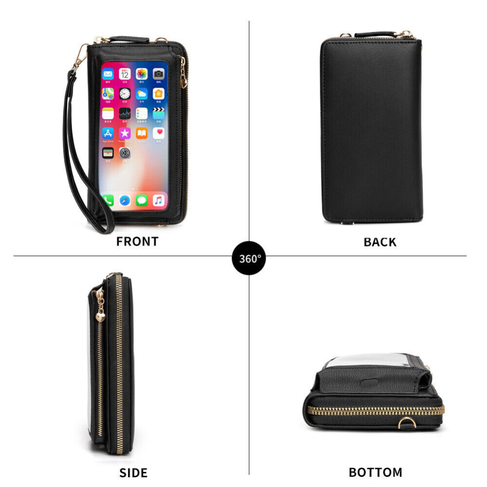 Touch Screen Bag Crossbody Cell Phone Purse Case Shoulder RFID Blocking ...