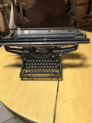 Antique Underwood Standard Model 3 Vintage Typewriter | eBay