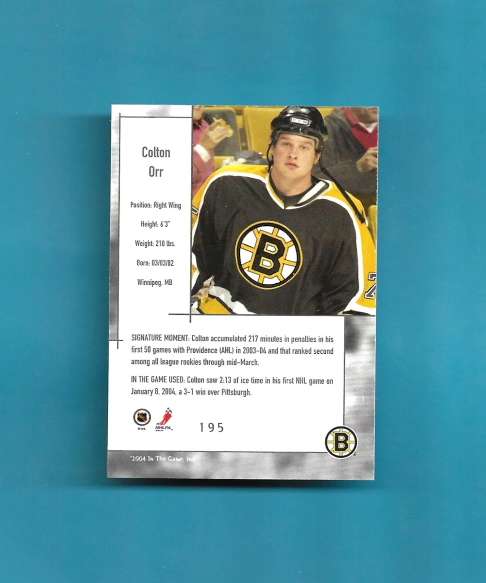 Colton Orr Boston Bruins