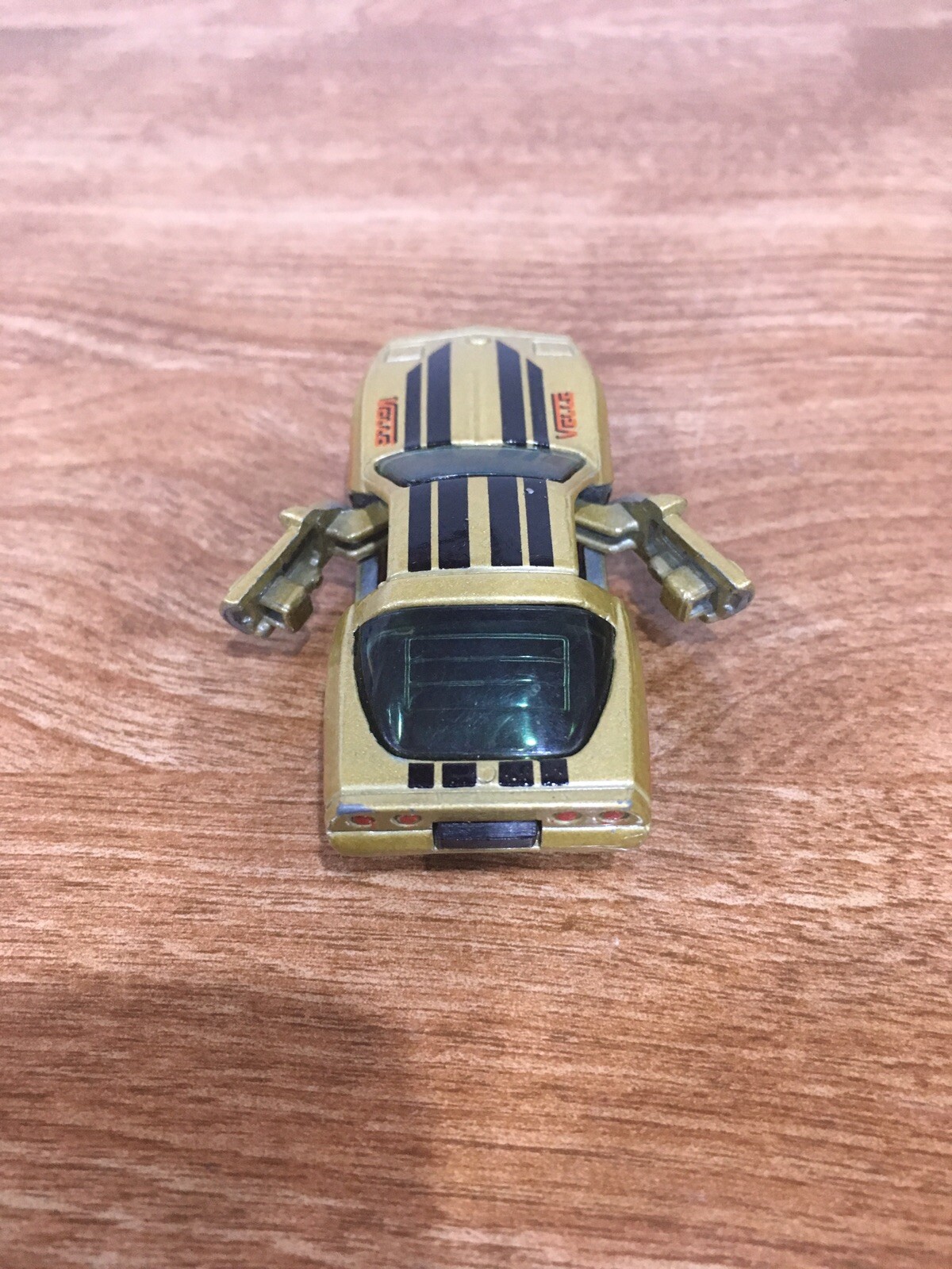 Vintage 1982 Kidco Lock-Ups Chevrolet Corvette GOLD With KEY And CARD ...