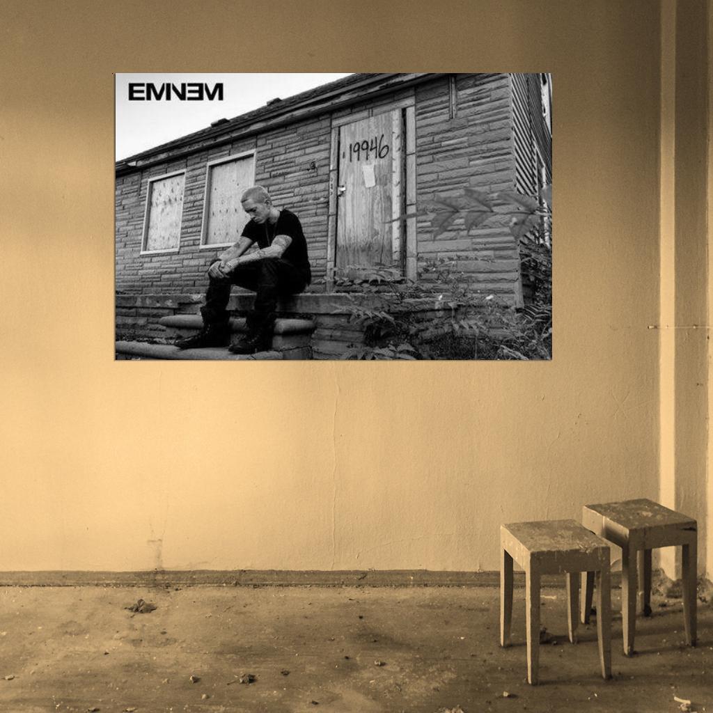 64704 EMINEM SITTING ON A STEP Wall Decor Print Poster | eBay
