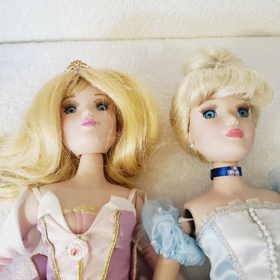 Rare Disney Princess Porcelain Ballerina Sleeping Beauty Cinderella 17 ...