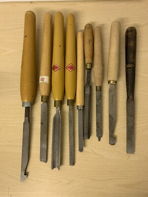 Wood turning chisels / diamic henry taylor / jot lot bundle / made in ...