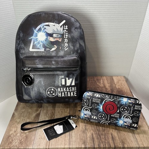 Naruto Shippuden Kakashi Hatake Chibi Bioworld Mini Backpack and wallet ...