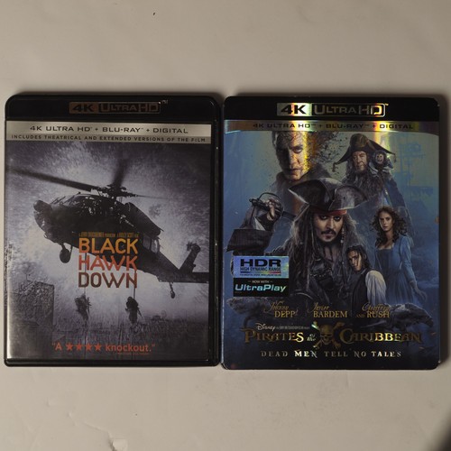 Pirates of the Caribbean: Dead Men Tell No Tales + Black Hawk Down 4k ...