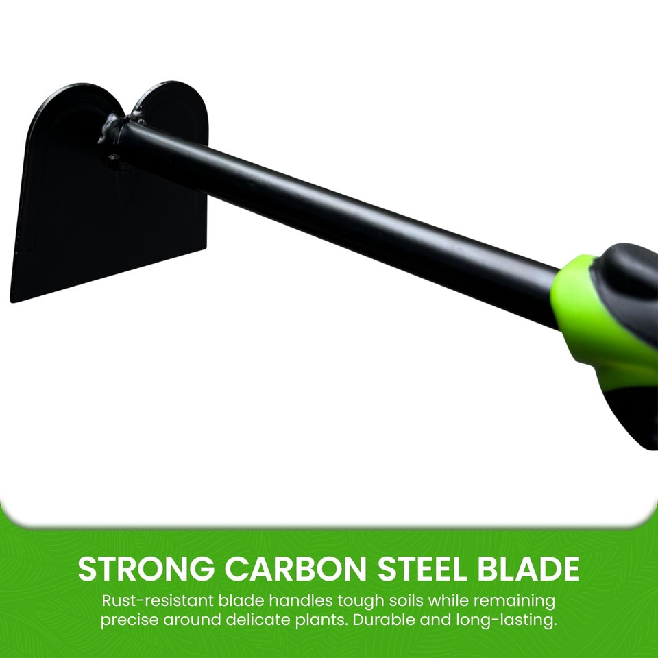 Garden Guru Hand Hoe Tiller Cultivator Tool - Carbon Steel for Ultimate ...