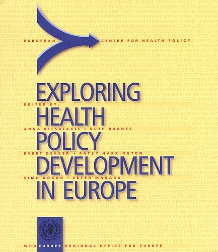 Exploring Health Policy Development in Europe, Who Europe OMS | eBay