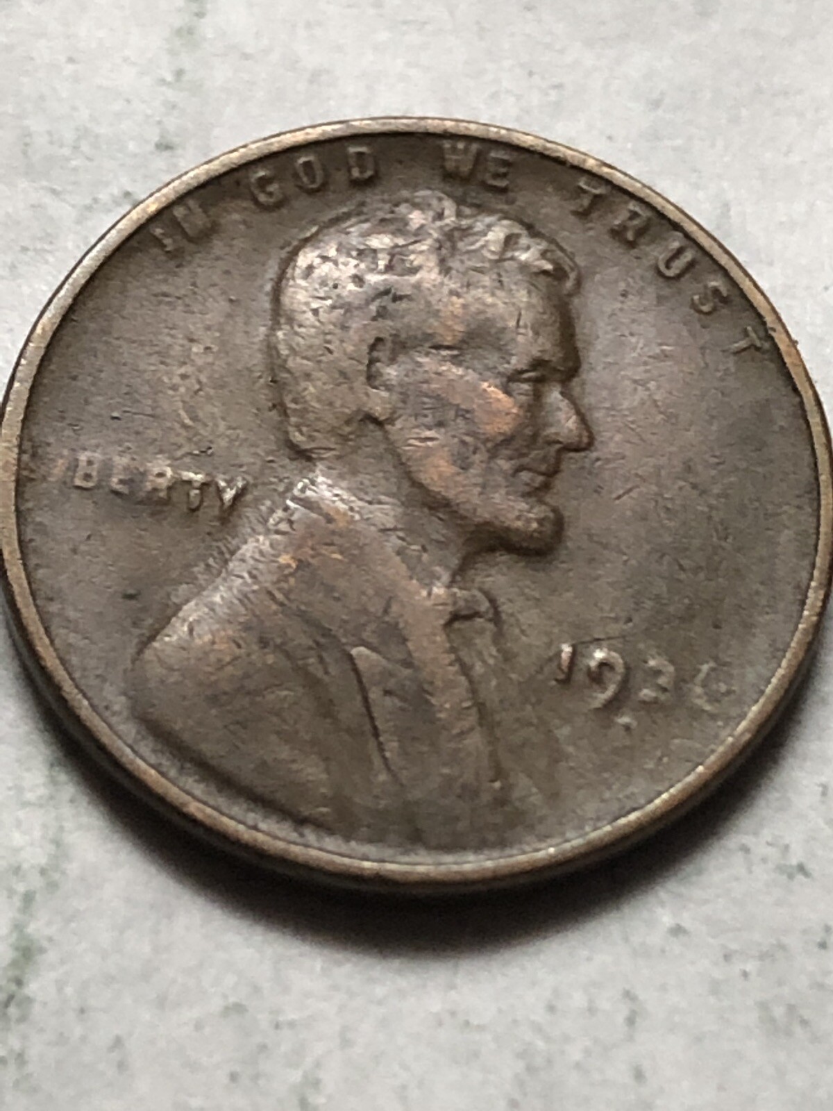 1936 D Lincoln Wheat Penny Grease Mint Error, Lamination Error Coin Lot ...