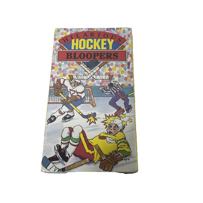 NEW Sealed Hilarious HOCKEY Bloopers VHS 1992 Front Row Video Tape ...