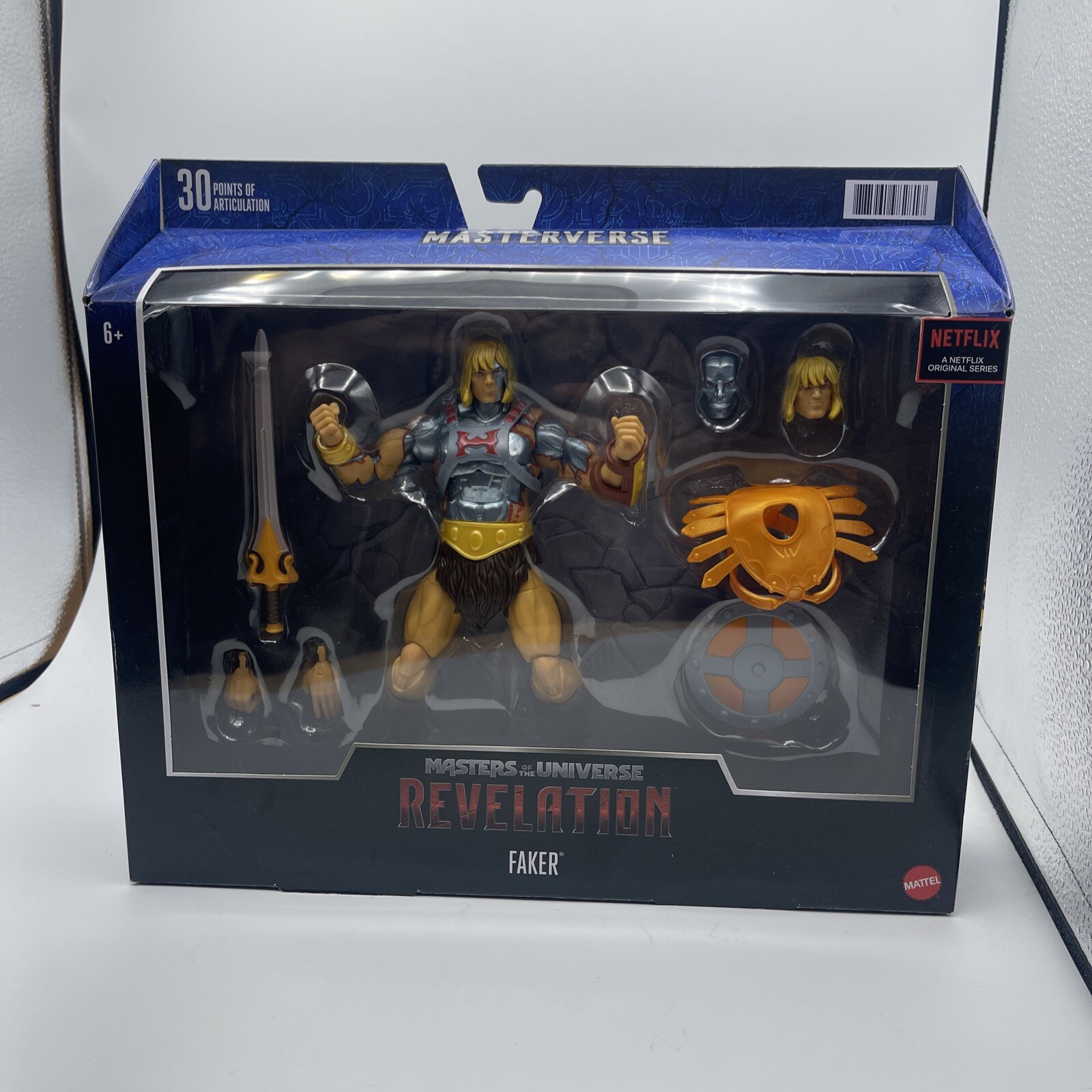 Masters Of The Universe Revelation Faker He-Man Netflix Masterverse ...