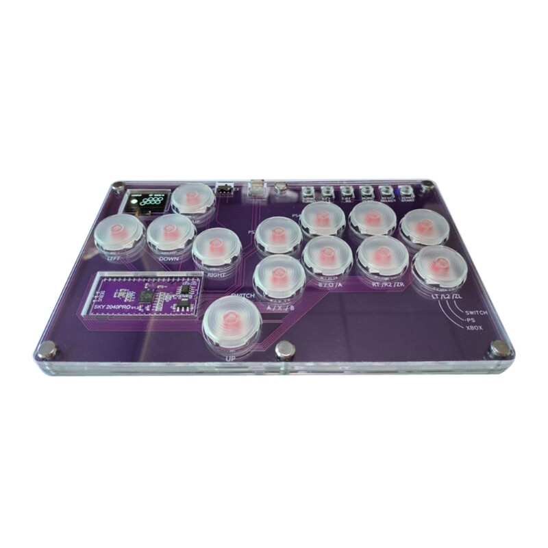 Fightingbox Mini HitBox Arcade Fight Stick Controller SOCD LED Gamepad ...