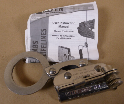 NEW OEM MILLER 8174/U Rope Grab With D-Ring , 5/8" , 3/4" | eBay
