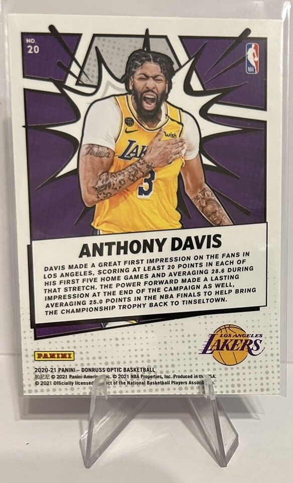 ANTHONY DAVIS 2020-21 Panini Donruss Optic MY HOUSE Insert #20 NICE! | eBay