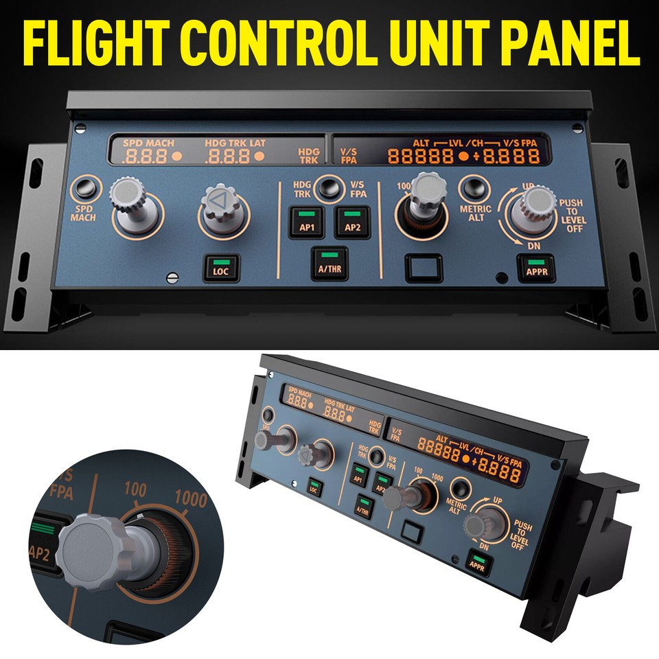 UK WINWING A320 FCU Flight Control Unit Panel X-Plane MSFS2020 Game ...