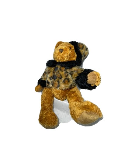 A74 Dakin Lola Leopard Coat Teddy Bear Plush 14" Stuffed Toy Lovey | eBay