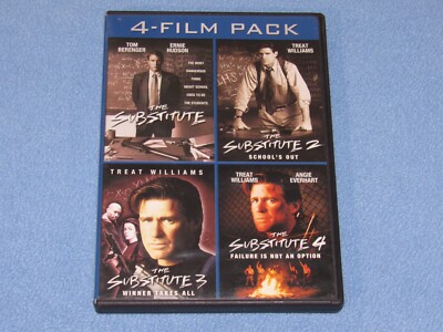 THE SUBSTITUTE 4-FILM PACK (DVD, 2000, 3-Disc Set) **Rare, OOP!** Treat ...