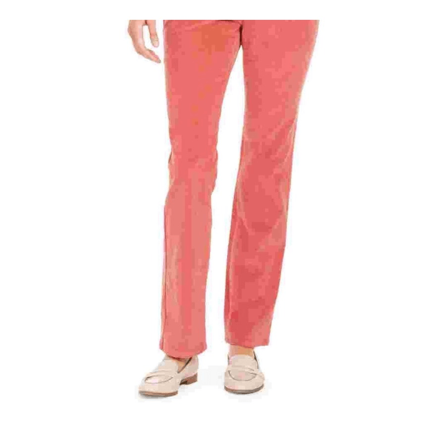 Charter Club Corduroy Coral Pink Straight Leg Pants - NWT - Tummy ...