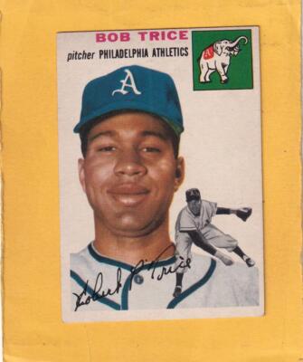 1954 Topps #148 Bob Trice Philadelphia Athletics EX Excellent RC Rookie ...
