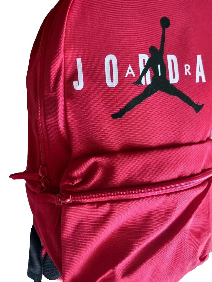 Air Jordan 'JUMPMAN' Red Backpack Laptop Bag 18"x14" Back To School | eBay