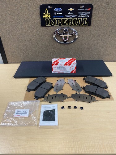 2004-2010 TOYOTA SIENNA GENUINE OEM FRONT BRAKE PAD SET WITH SHIMS ...