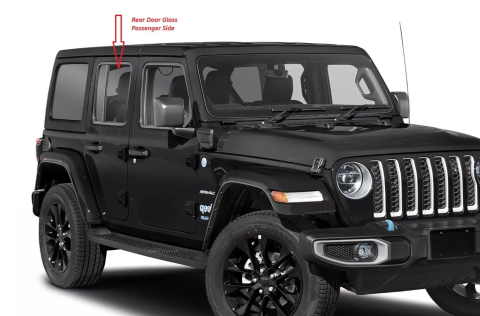 Fits: 2018-2024 Jeep Wrangler 4Door Passenger Side Right Rear Back Door ...