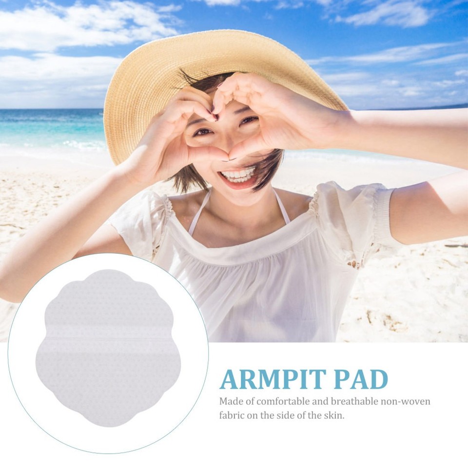 60 Pcs Armpit Sweat Absorption Stickers Disposable Sweat Pads (Assorted ...