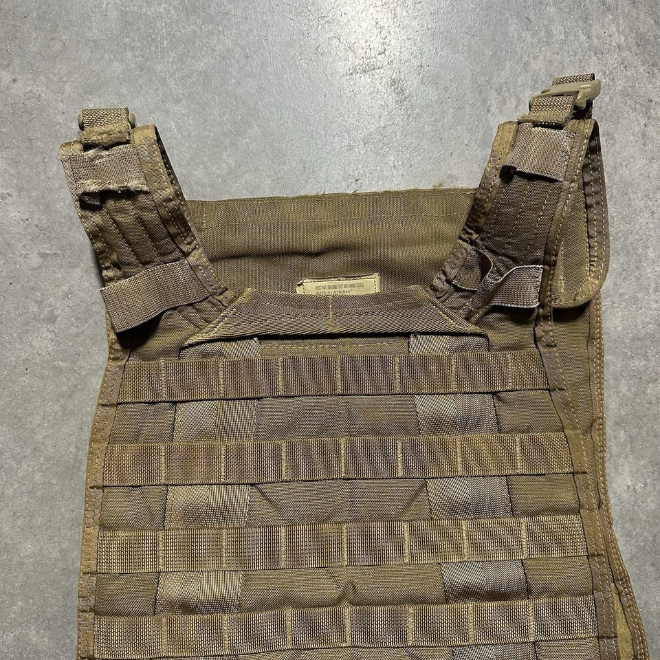 Flyye MBSS Front/Back Plate Carrier L/XL Tactical Vest Coyote Brown | eBay