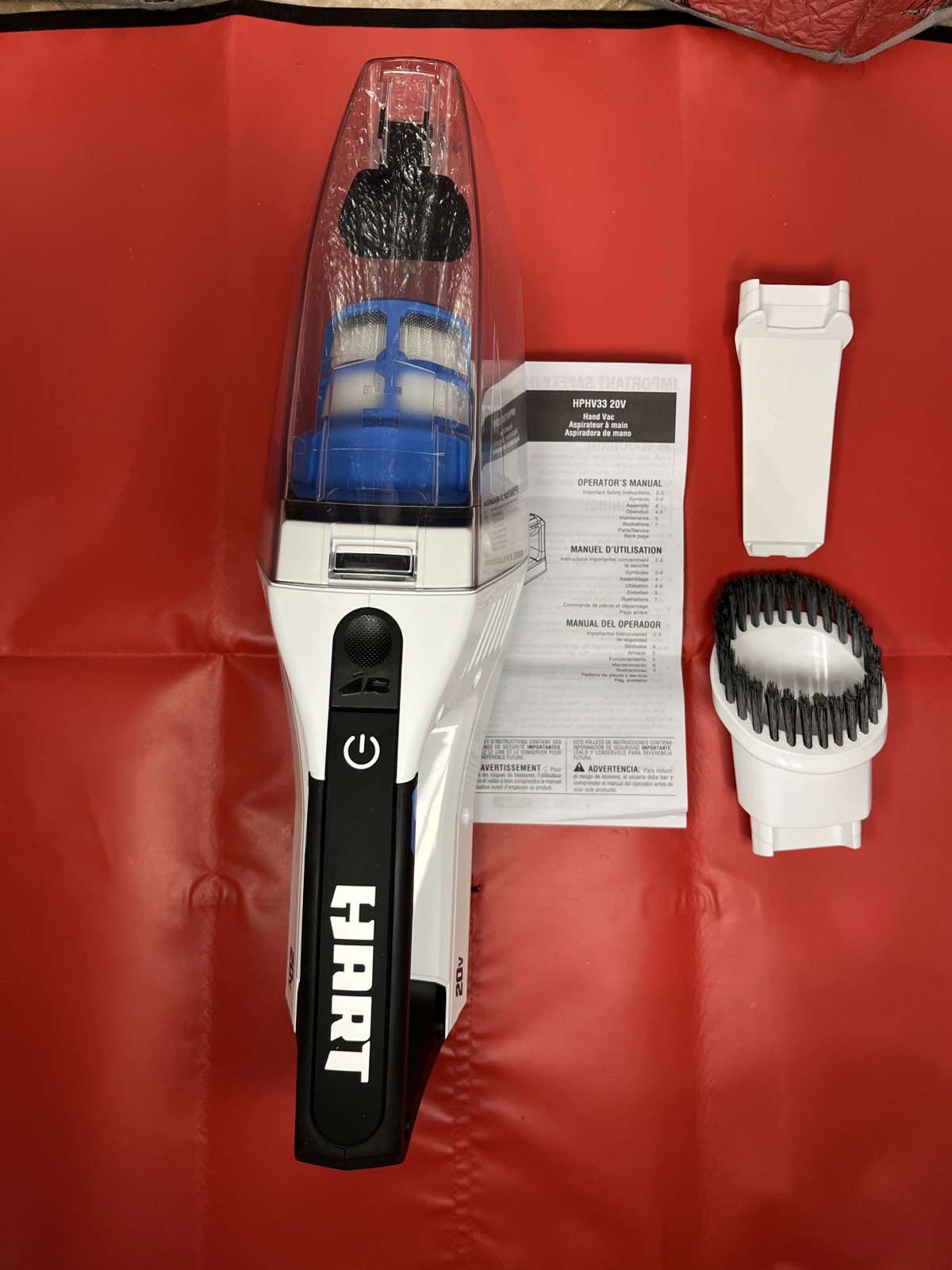 * NEW * HART Cordless Hand Vacuum 20v 20-volt HPHV33B Dust /Crevice ...