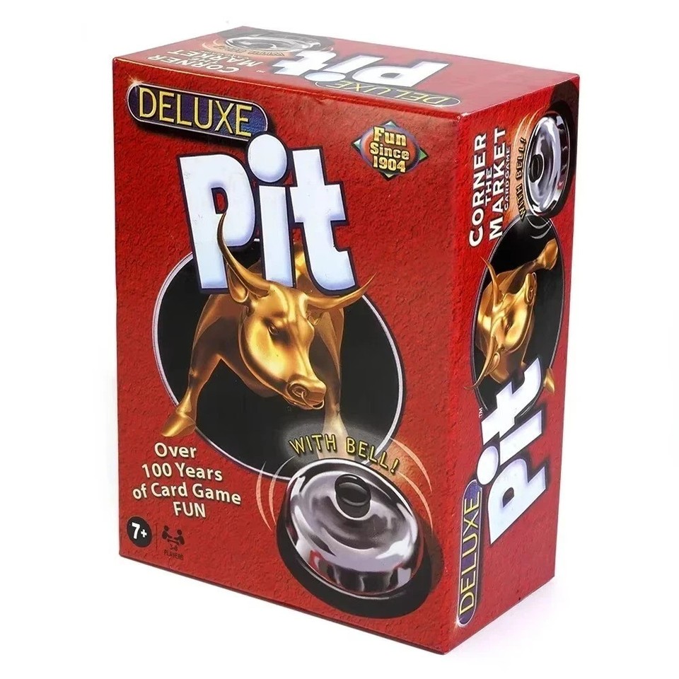 Pit Deluxe w/ Bell Card Game Corner The Market Winning Moves Classic ...