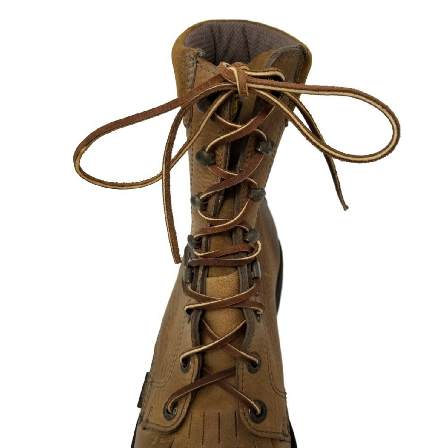 Leather Boot Laces Logger Style-A Pair and A Spare-3 Brown Leather Boot ...