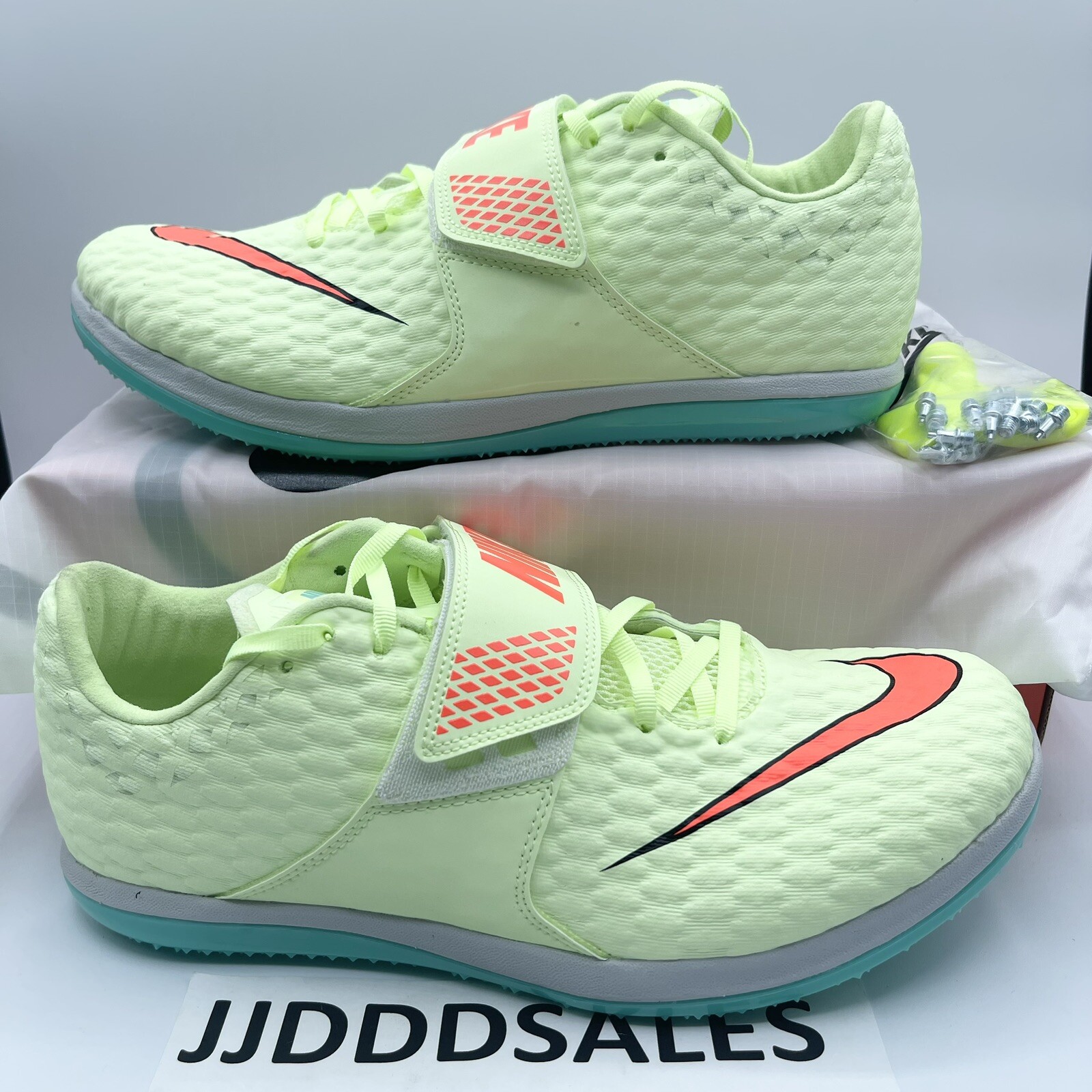 Size 10 - Nike Jump Elite High Barely Volt Hyper Orange for sale online ...