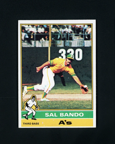 Sal Bando 1976 Topps - Oakland A's #90 EX-MT | eBay