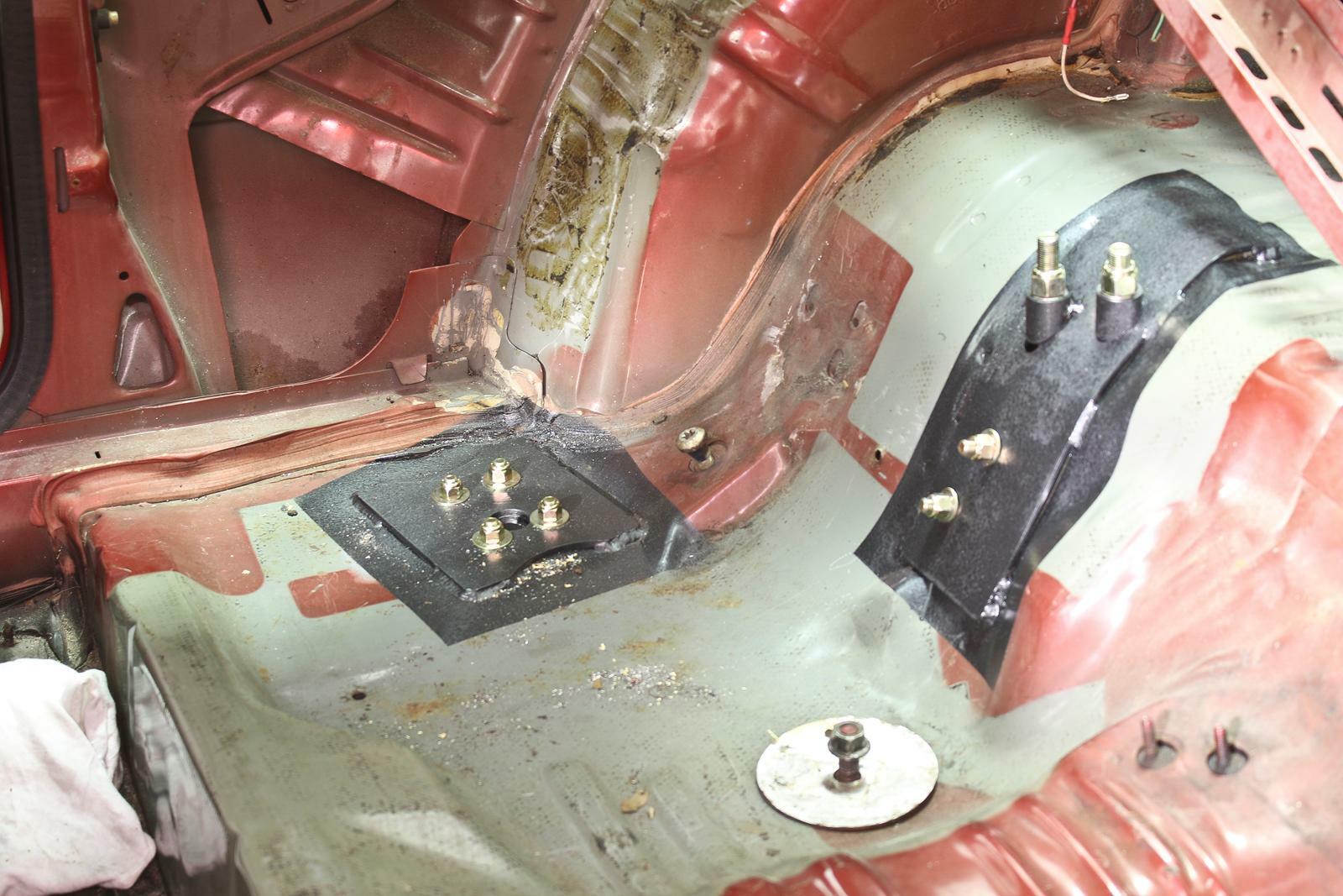 BMR Suspension TBR001 Torque Box Reinforcement Plate Kit for 79-04 Ford ...