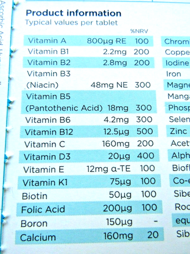 healthspan Multivitality 70 Plus. 120 Tablets. Comprehensive ...