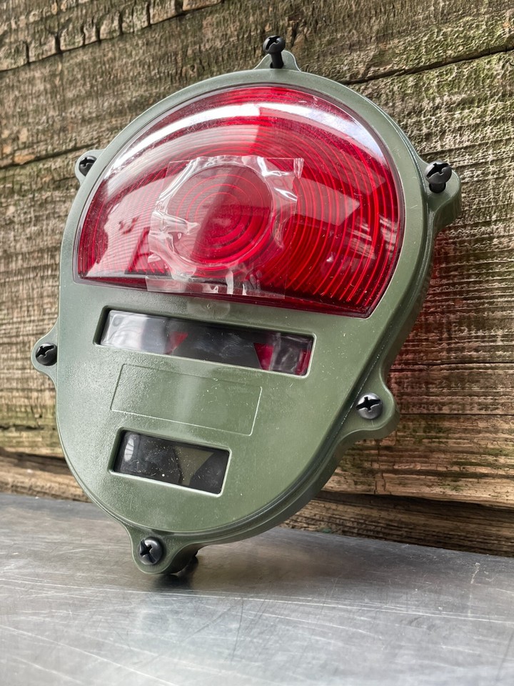 HMMWV M998 M-SERIES M1101 Rear Tail Light Stop Light Lens Cover RED w ...