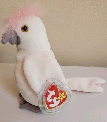 Ty Beanie Babies Kuku Cockatoo Bird - White DOB January 5, 1997 ...