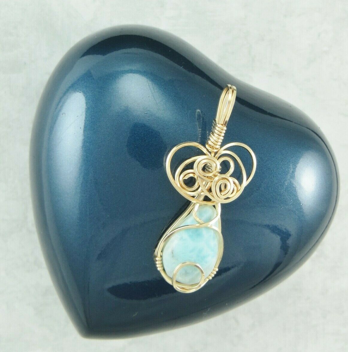 Larimar Pendant Ocean Blue | eBay