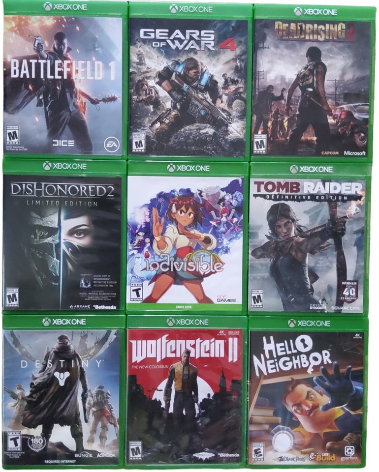 Microsoft Xbox One Video Games You Choose CIB Clearance 1.99 Any Title ...