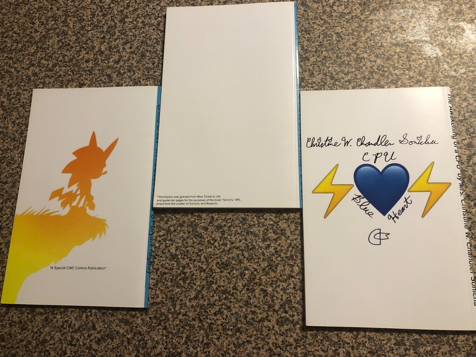 *RARE* SIGNED Sonichu Chris Chan Comic Books (Prequel/Rosechu/TAoaCPU ...