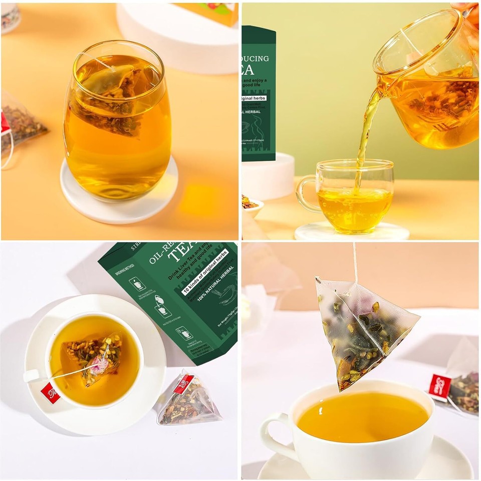 Oil Reducing Tea Herbal Chinese Tea For Liver 10 Herbal With Excellent ...