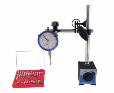 Magnetic Base w/ Fine Adjustment, SAE Dial Test Indicator & 22Pc Anvil ...