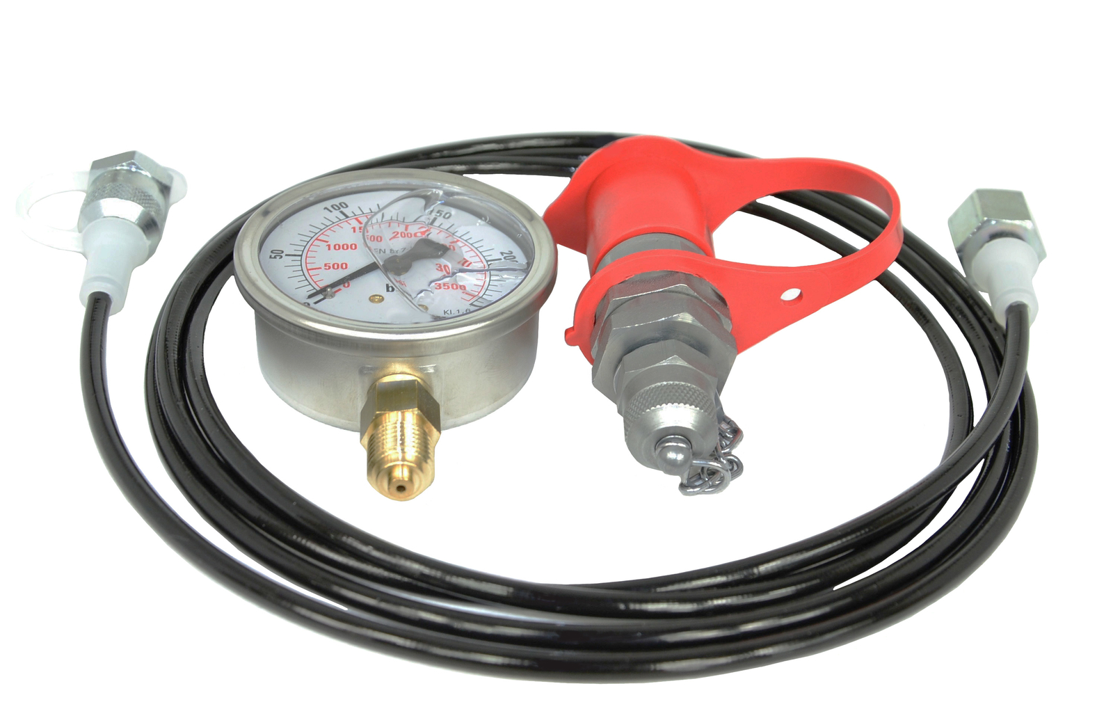 Testeur hydraulique testeur de pression manomètre 250 bar avec tuyau de ...
