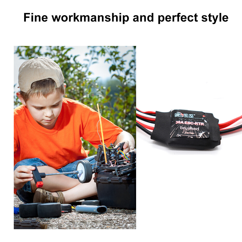 Mini Speed Controller Electronic 30A ESC Motor Controller with Brake ...