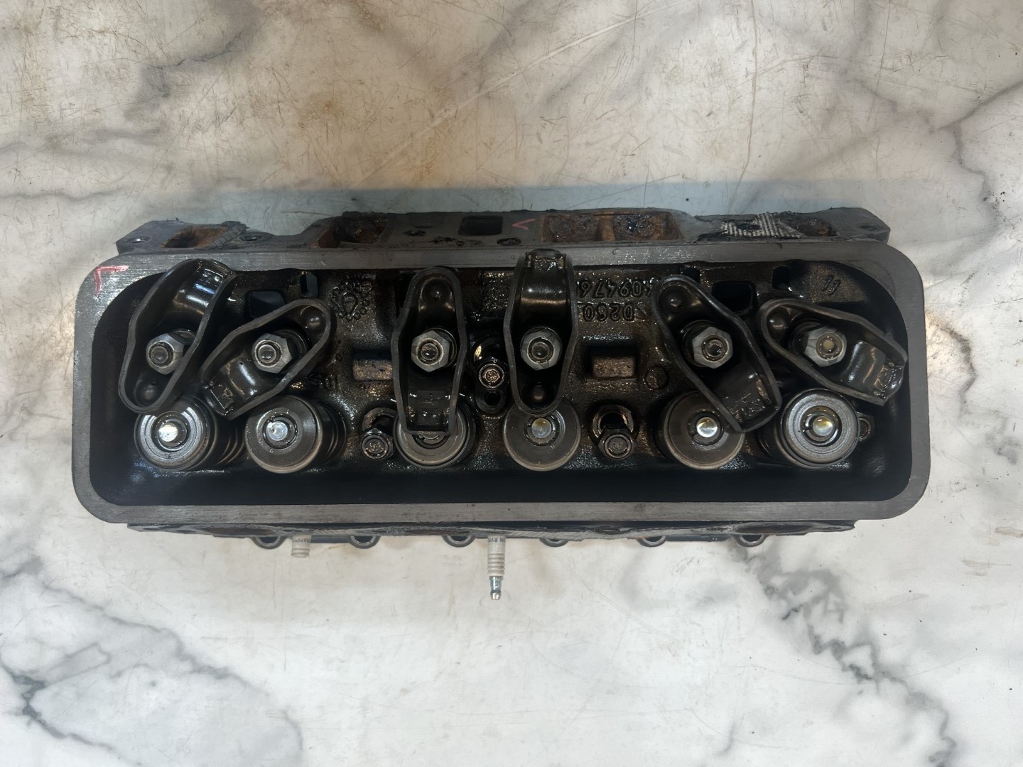 91 Mercury Marine MerCruiser 4.3 L 262 V6 GM Boat Engine left cylinder ...