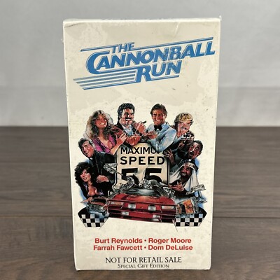 The Cannonball Run Special Gift Edition VHS 1981 Farrah Fawcett, Burt ...