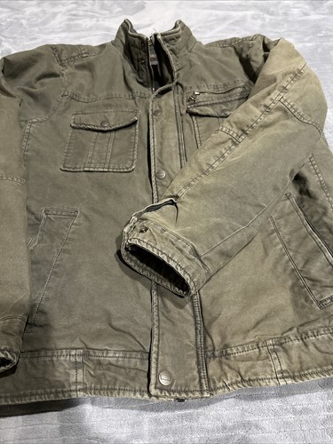 Men’s Levi Hunter Green Jean Coat | eBay
