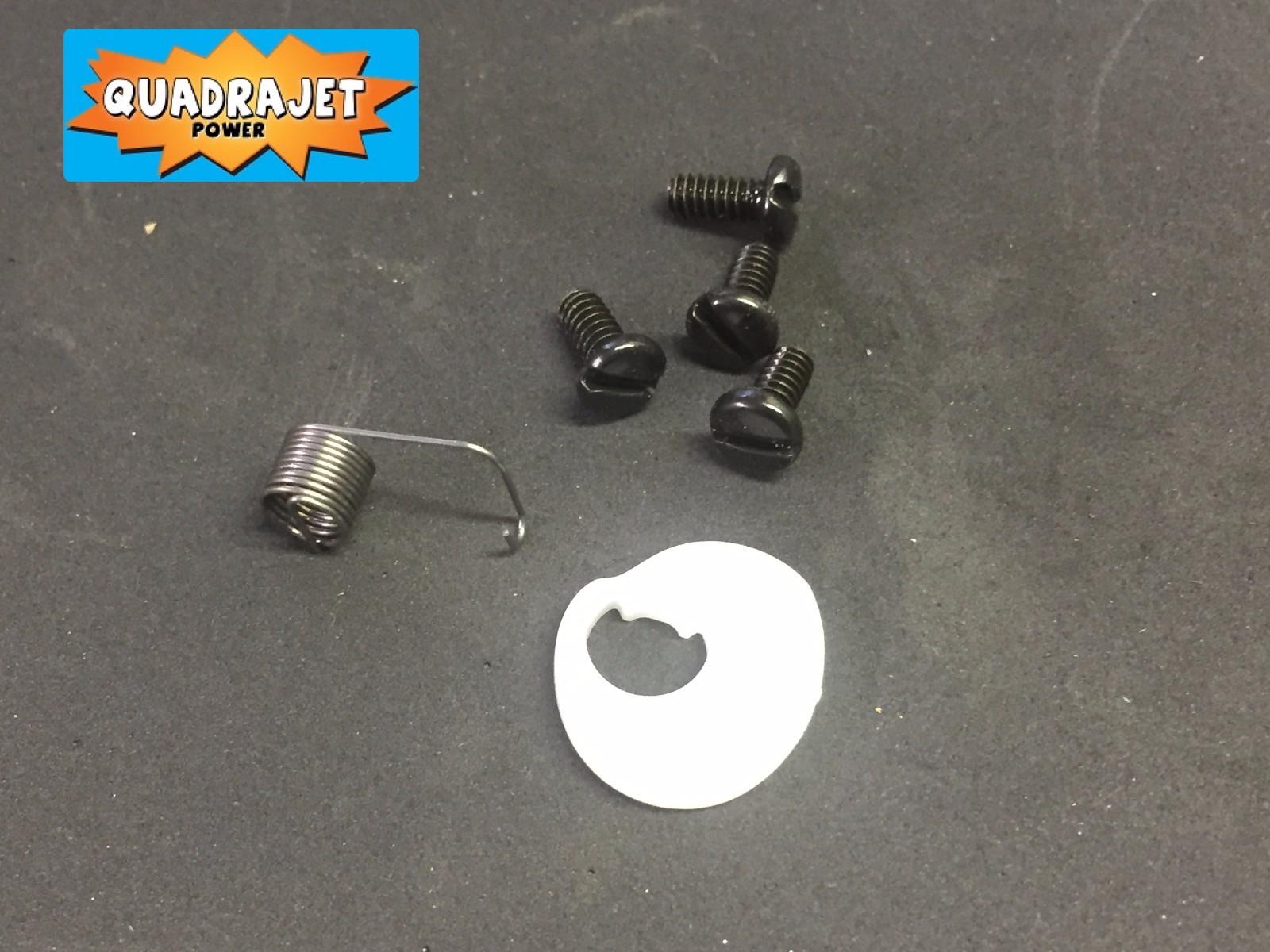 Quadrajet Secondary Air Valve Cam Kit. Cam, Tension Spring, Screws ...