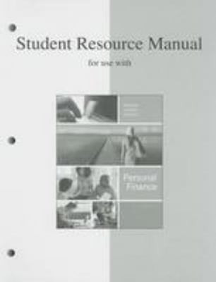 Student Resource Manual for Use with Personal Finance | eBay