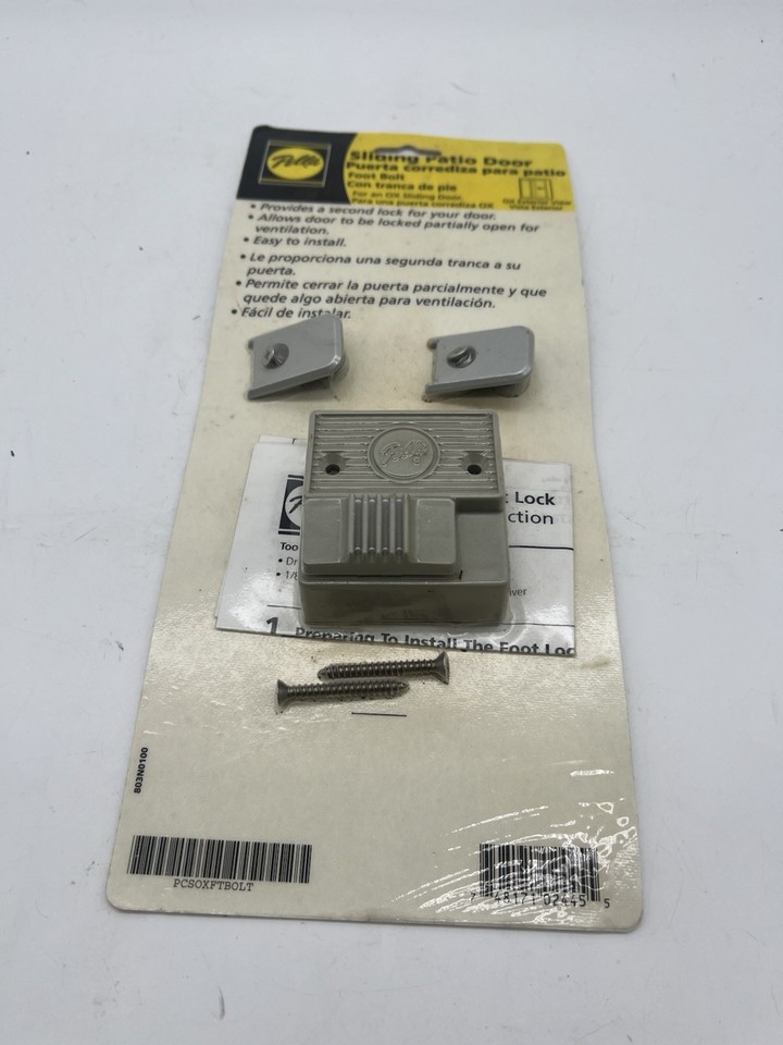 Pella Sliding Patio Door Foot Lock for XO Sliding Door NEW Sealed ...
